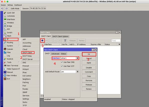 Cara Konfigurasi Dasar Mikrotik Menggunakan Winbox Untuk Pemula