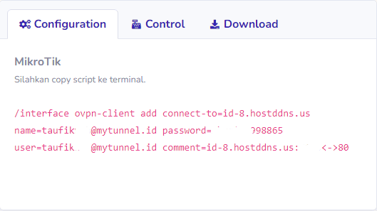 Remote Mikrotik Jarak Jauh Menggunakan OpenVPN dan Tunnel FreeDDNS — Taufik Crisnawan S