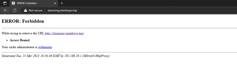 Blokir Website & File Extention Dengan Web Proxy Menggunakan Mikrotik ...